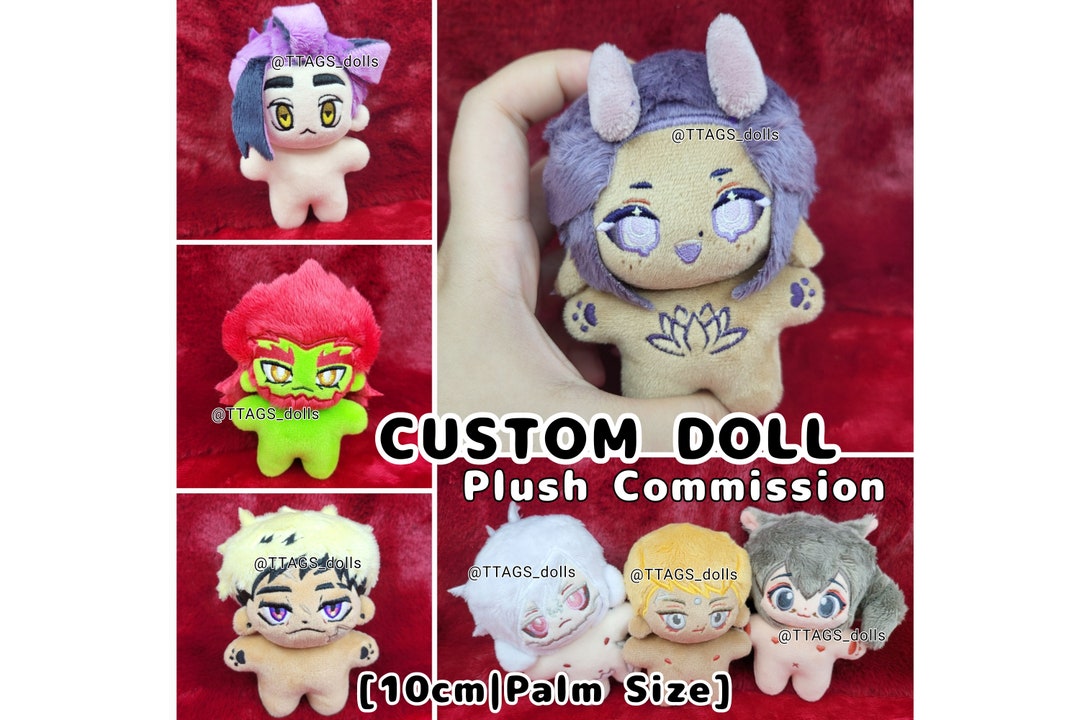 Custom 10cm Cotton Doll Commission Any Character Into a Palm Size ...