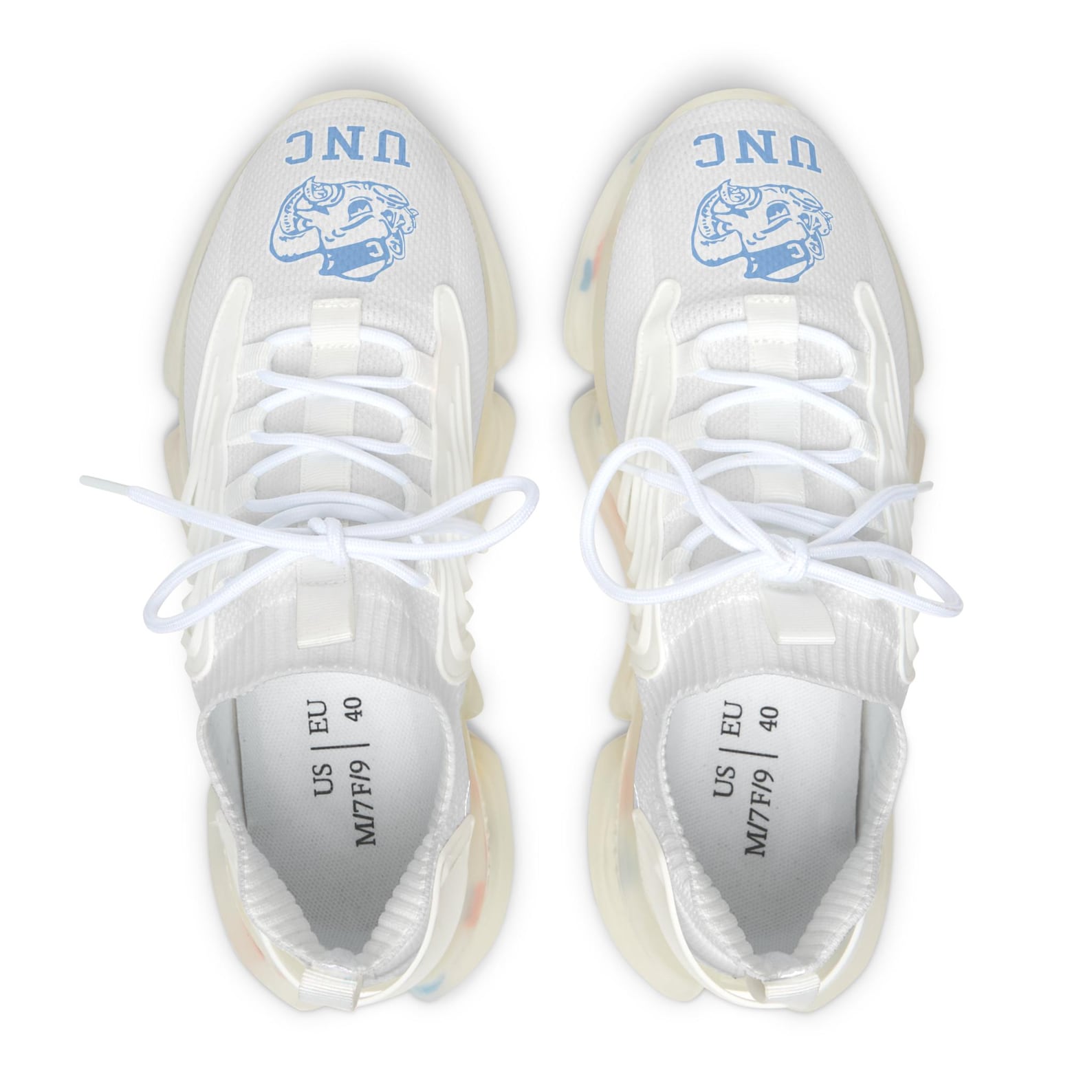 UNC Chapel Hill Tar Heels Women's Mesh Sneakers - Etsy