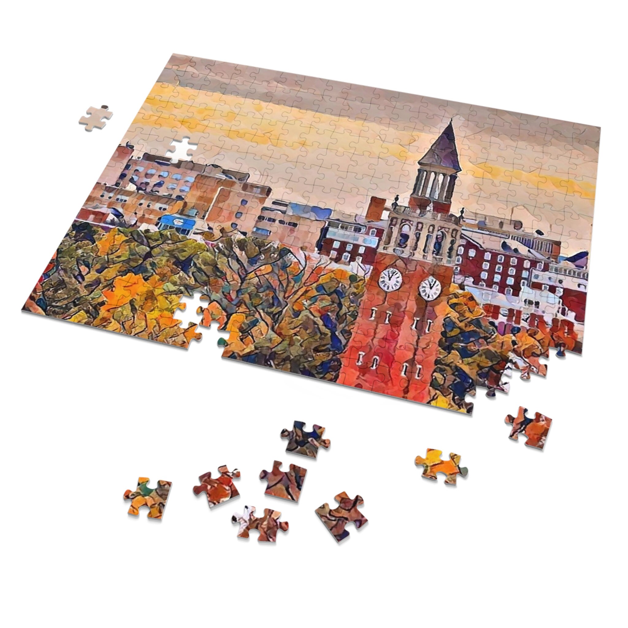 UNC Chapel Hill Tar Heels Bell Tower Jigsaw Puzzle (30, 110, 252, 500 ...