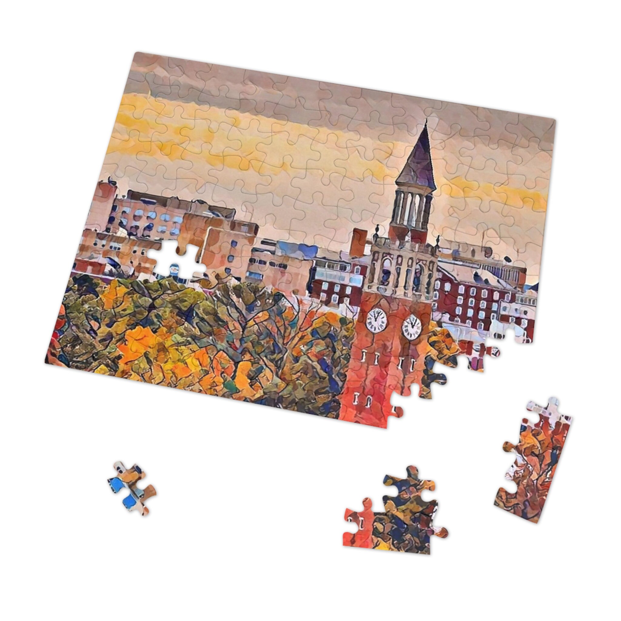 UNC Chapel Hill Tar Heels Bell Tower Jigsaw Puzzle (30, 110, 252, 500 ...
