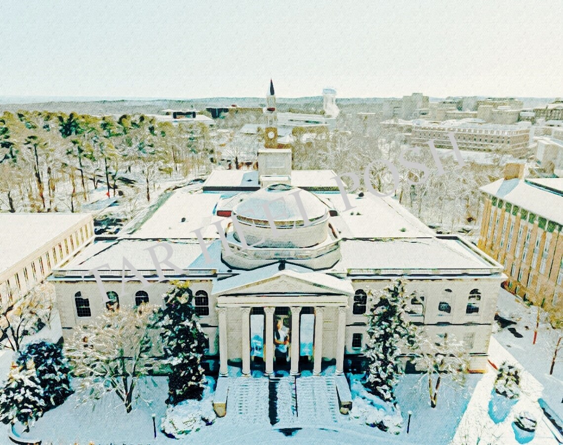 UNC Chapel Hill | Watercolor Campus | Digital Print Download | Carolina ...