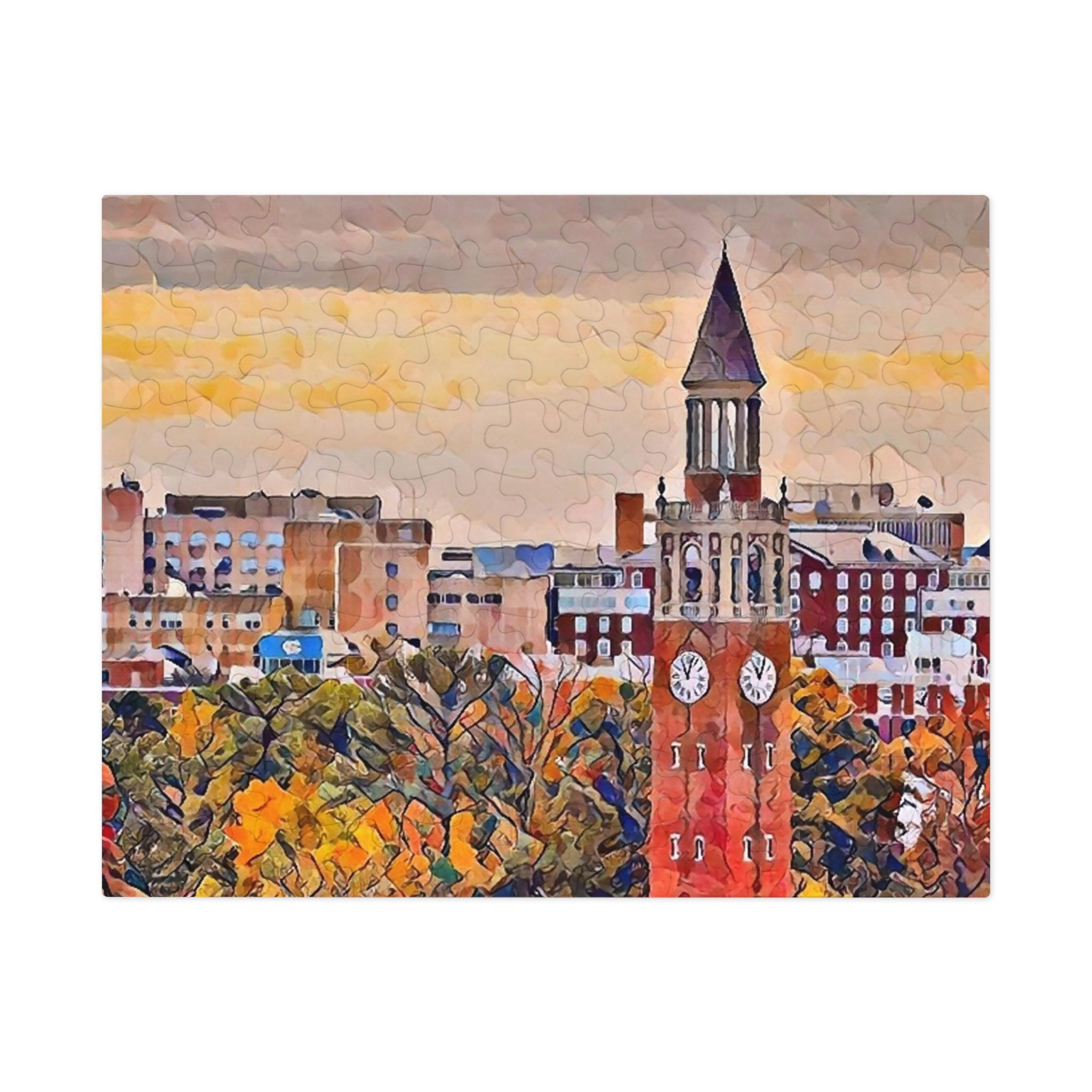 UNC Chapel Hill Tar Heels Bell Tower Jigsaw Puzzle (30, 110, 252, 500 ...