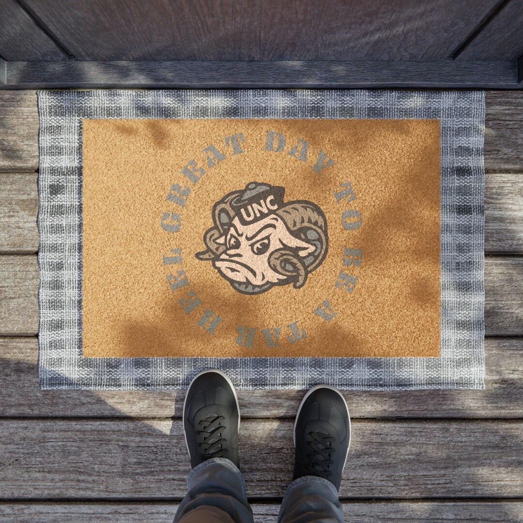 Doormat | UNC Chapel Hill | Great Day to Be a Tar Heel | Alma Mater ...