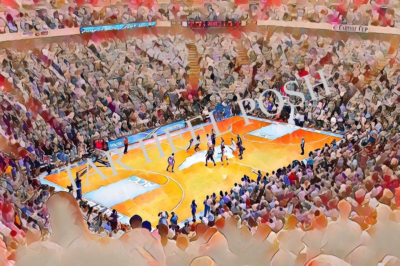 UNC Chapel Hill | Watercolor Campus | Digital Print Download | Carolina ...