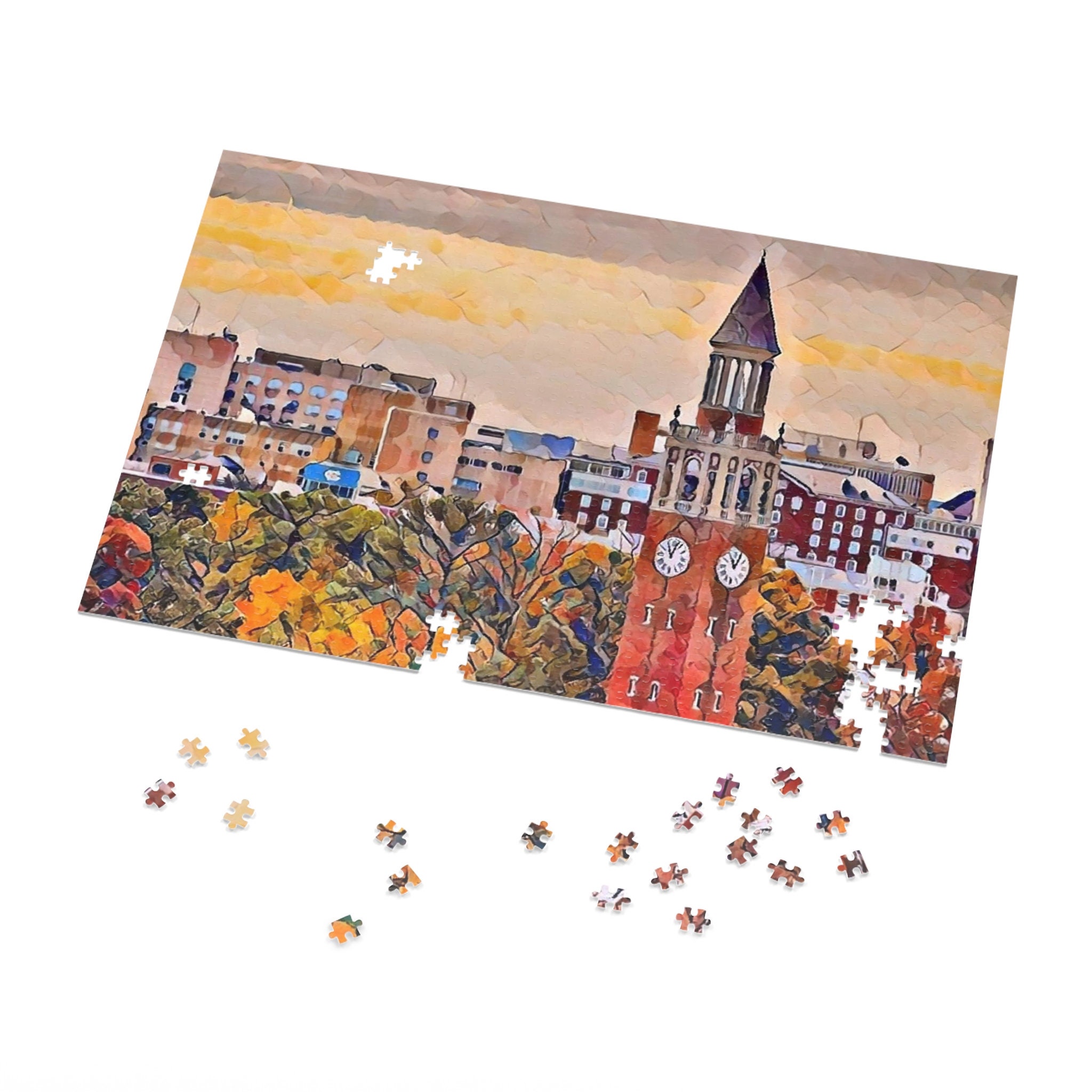 UNC Chapel Hill Tar Heels Bell Tower Jigsaw Puzzle (30, 110, 252, 500 ...
