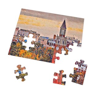 UNC Chapel Hill Tar Heels Bell Tower Jigsaw Puzzle (30, 110, 252, 500 ...