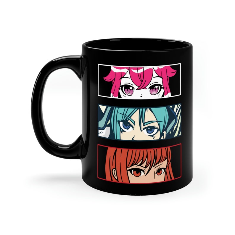 Anime Eyes Mug Cute Anime Mugs Anime Coffee Cups Anime Fan - Etsy
