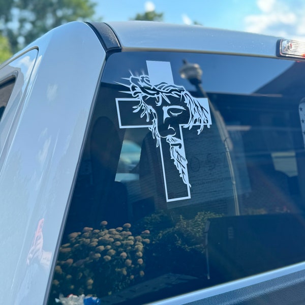 Cross Decal - Etsy