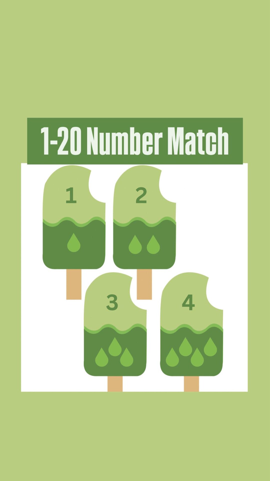 Number Match 1-20 – Printable Counting Activity – Numbers 1 to 20 ...