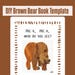 Brown Bear Classroom Book Template: DIY Canva Layout (digital Download ...
