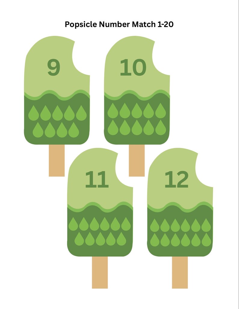 Number Match 1-20 – Printable Counting Activity – Numbers 1 to 20 ...