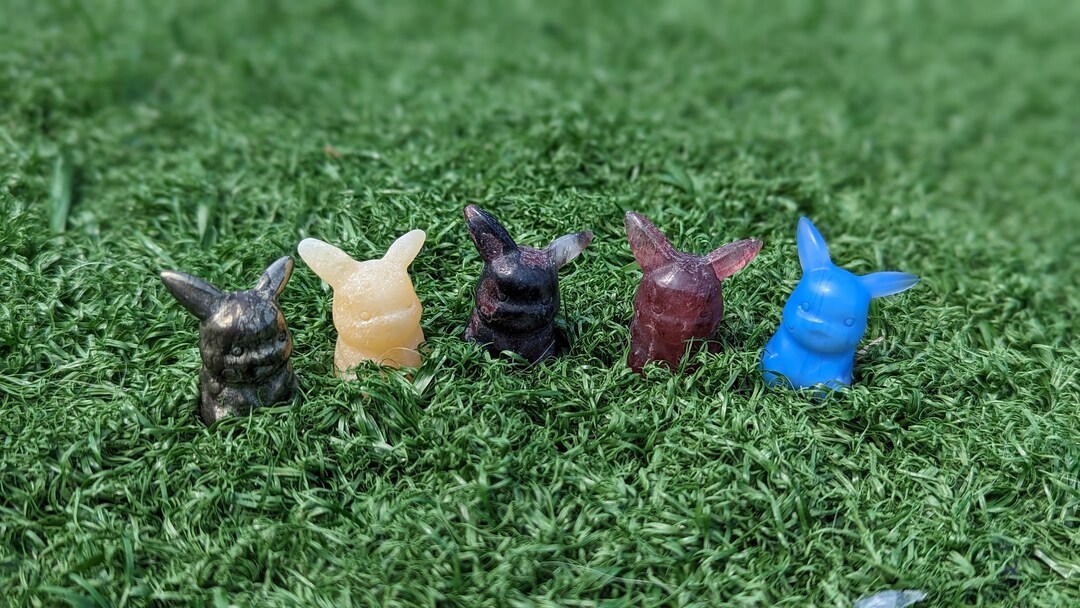 Crystal Pikachu Mini Carving 1 Free Standing Pyrite - Etsy UK