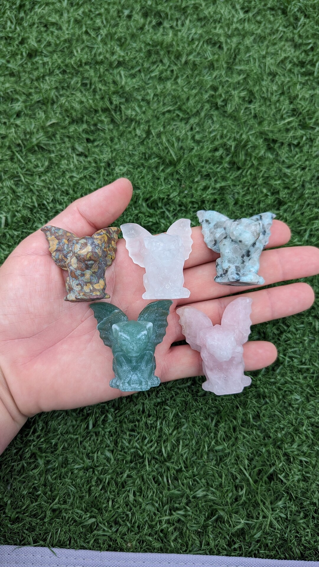 Crystal Gargoyle Choose by Gemstone 1.5 Free Standing - Etsy