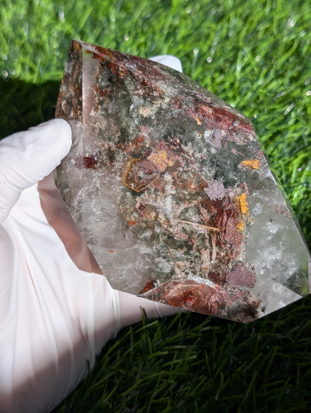 Large 4 Season Garden Quartz Freeform, Mid to High Clarity Garden ...
