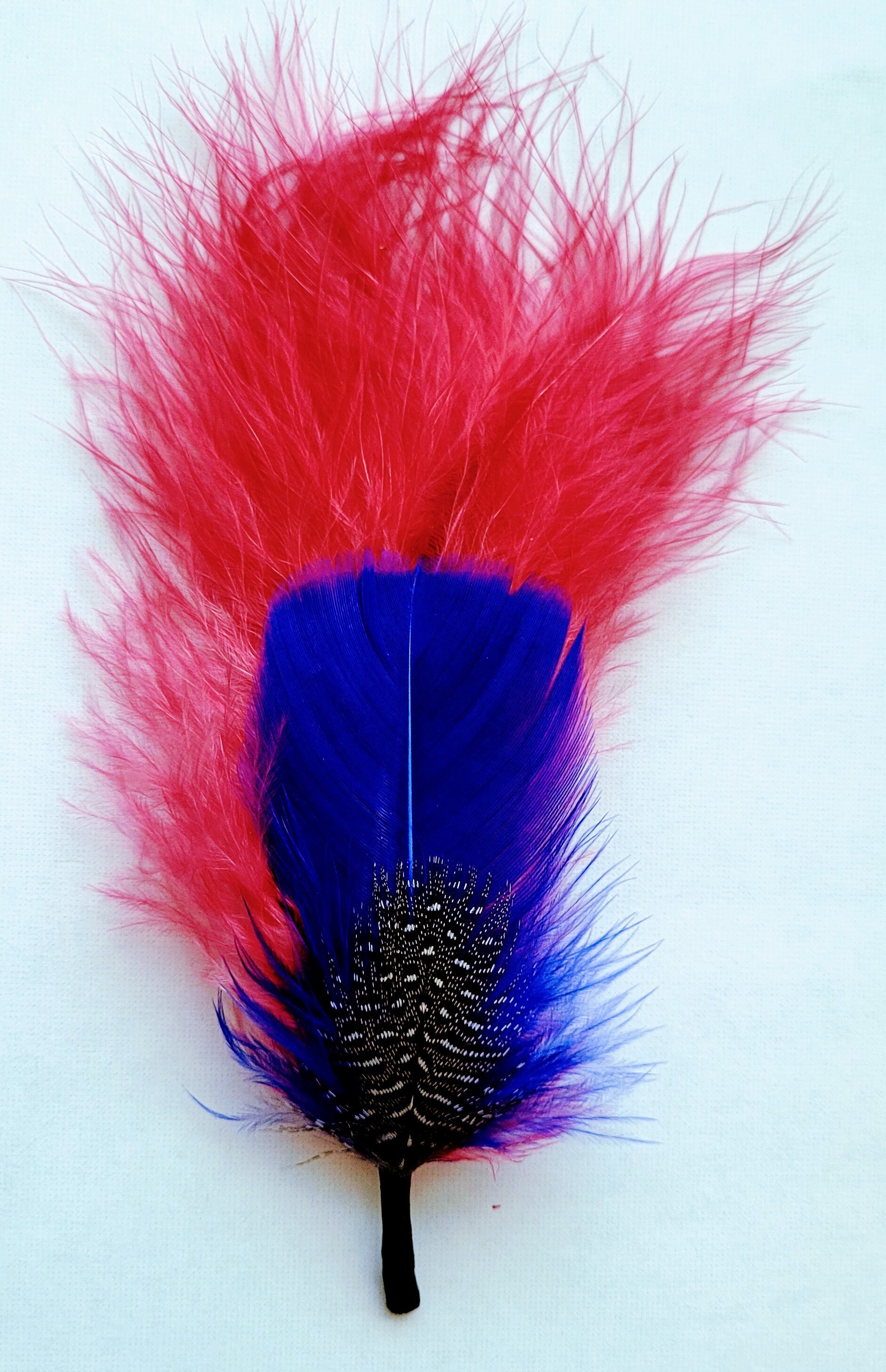 Real Feathers Natural and Dyed Hat Pin / Hair Accessories of Variety of ...