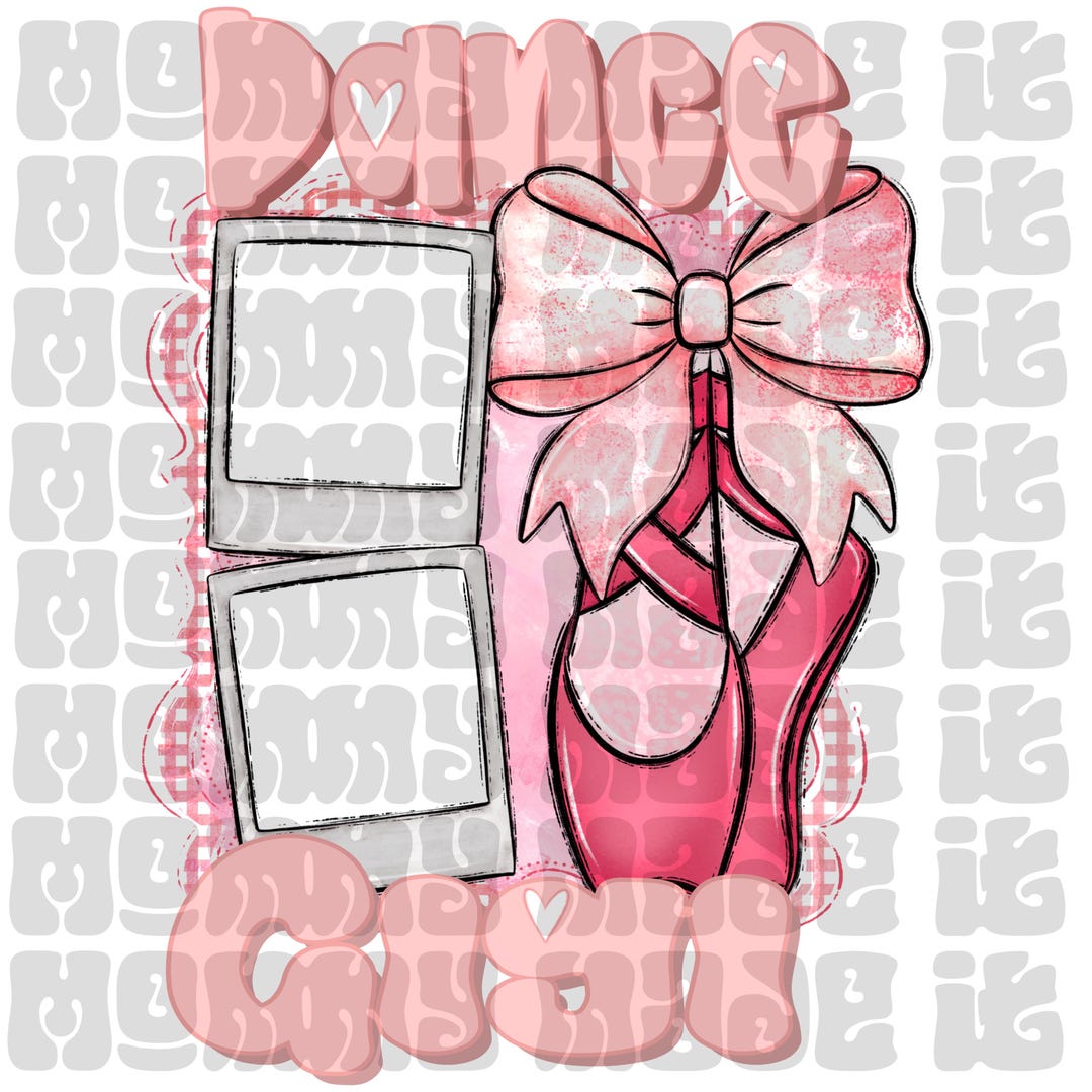 Dance Gigi Photo Polaroid Digital PNG Cute Dance Digital for Dancer ...