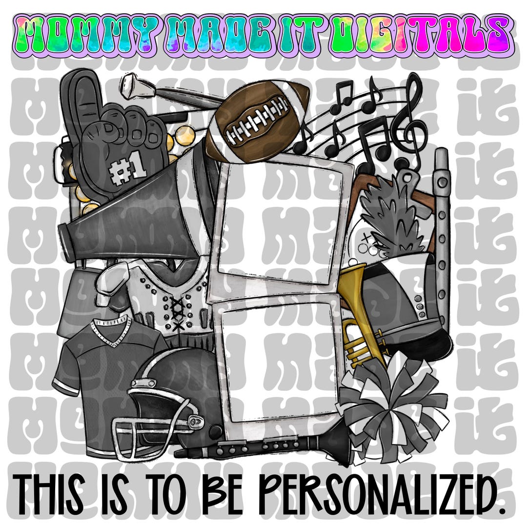 Custom "it's Game Day" Football PNG - Sports Sublimation Design ...