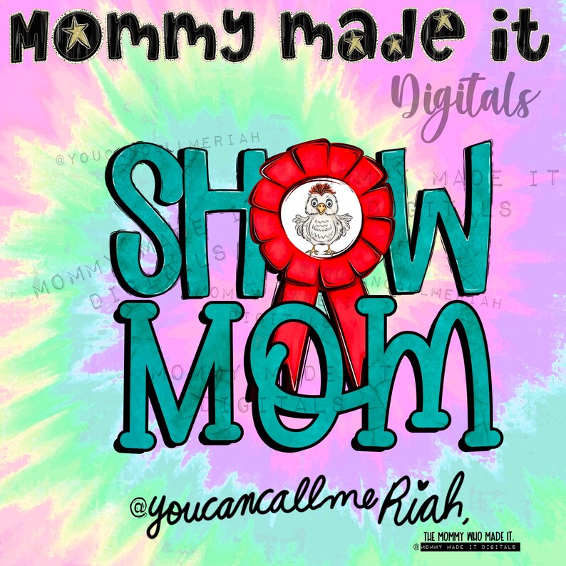 Show Mom Chicken PNG – Show Animal Digital Design (digital Download) - Etsy
