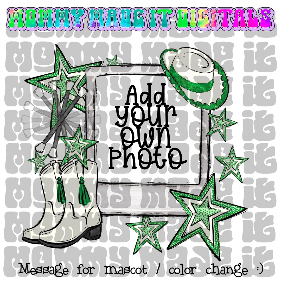 Green Color Guard PNG: Drill Team Spirit Wear (digital Design) - Etsy
