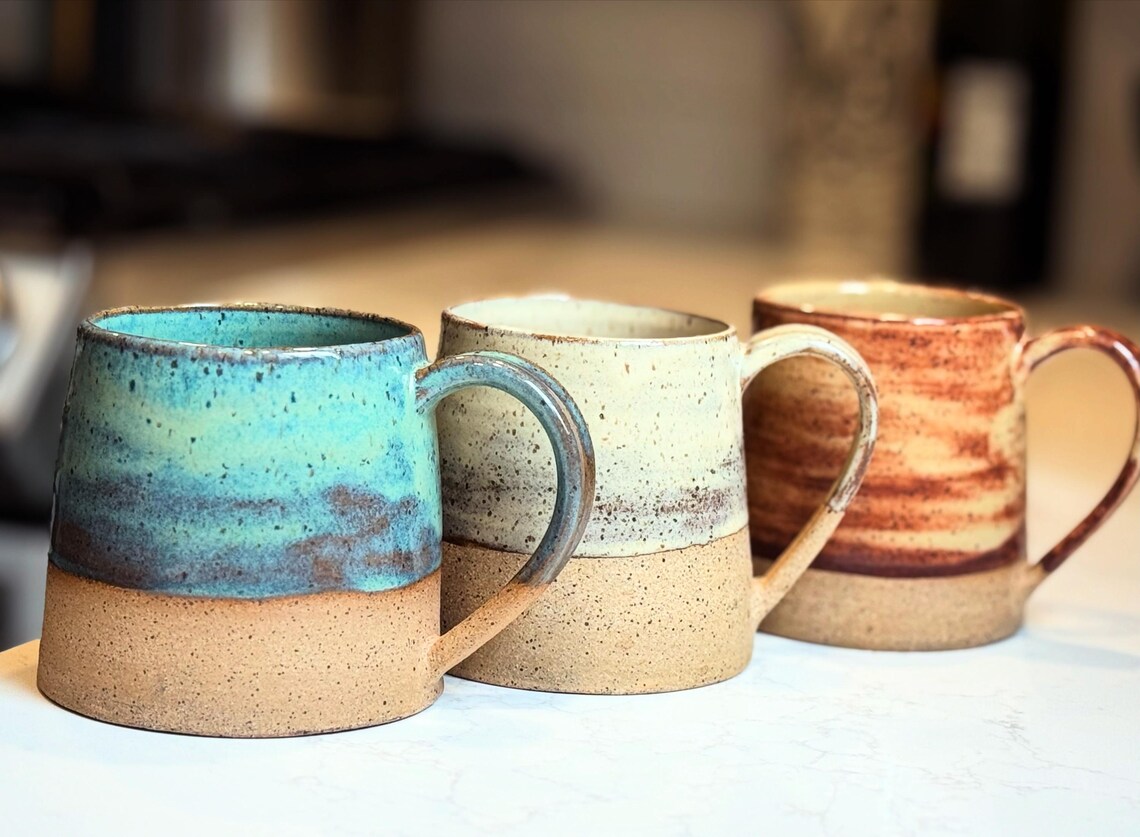 Rustic Taper Mug - Etsy