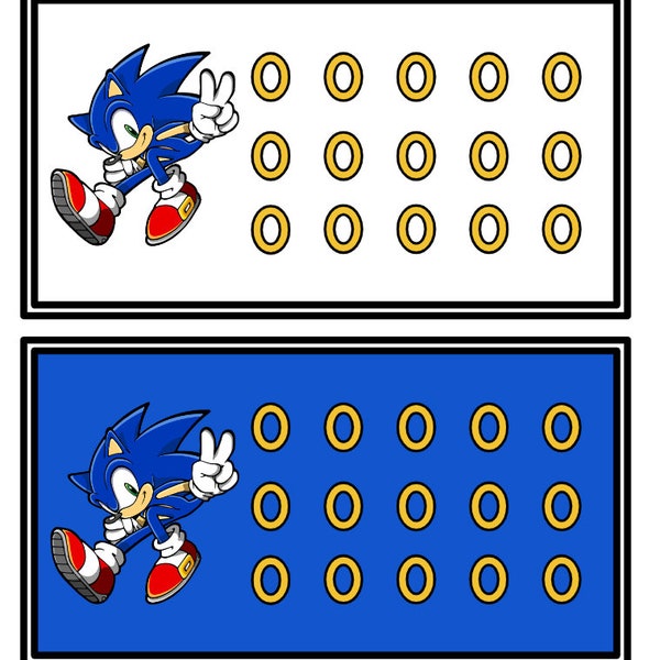 Sonic the Hedgehog Reward Chart - Etsy