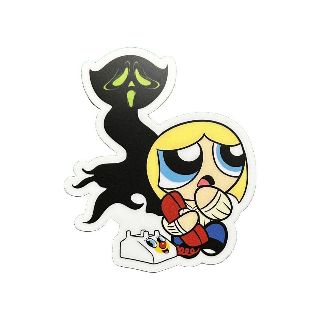 Powerpuff Girls Scream Sticker - Waterproof, Weatherproof - Etsy