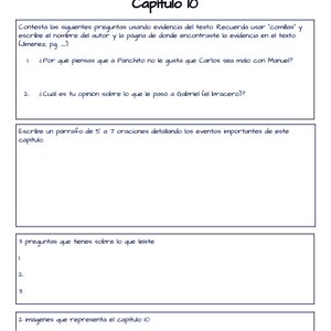 The Circuit- Cajas De Carton Comprehension Sheets SPANISH - Etsy