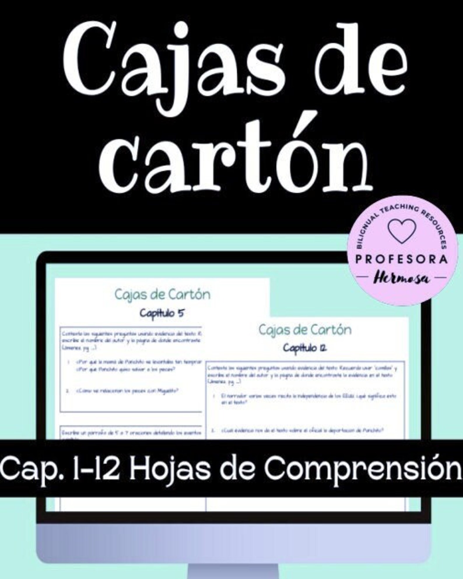 The Circuit- Cajas De Carton Comprehension Sheets SPANISH - Etsy