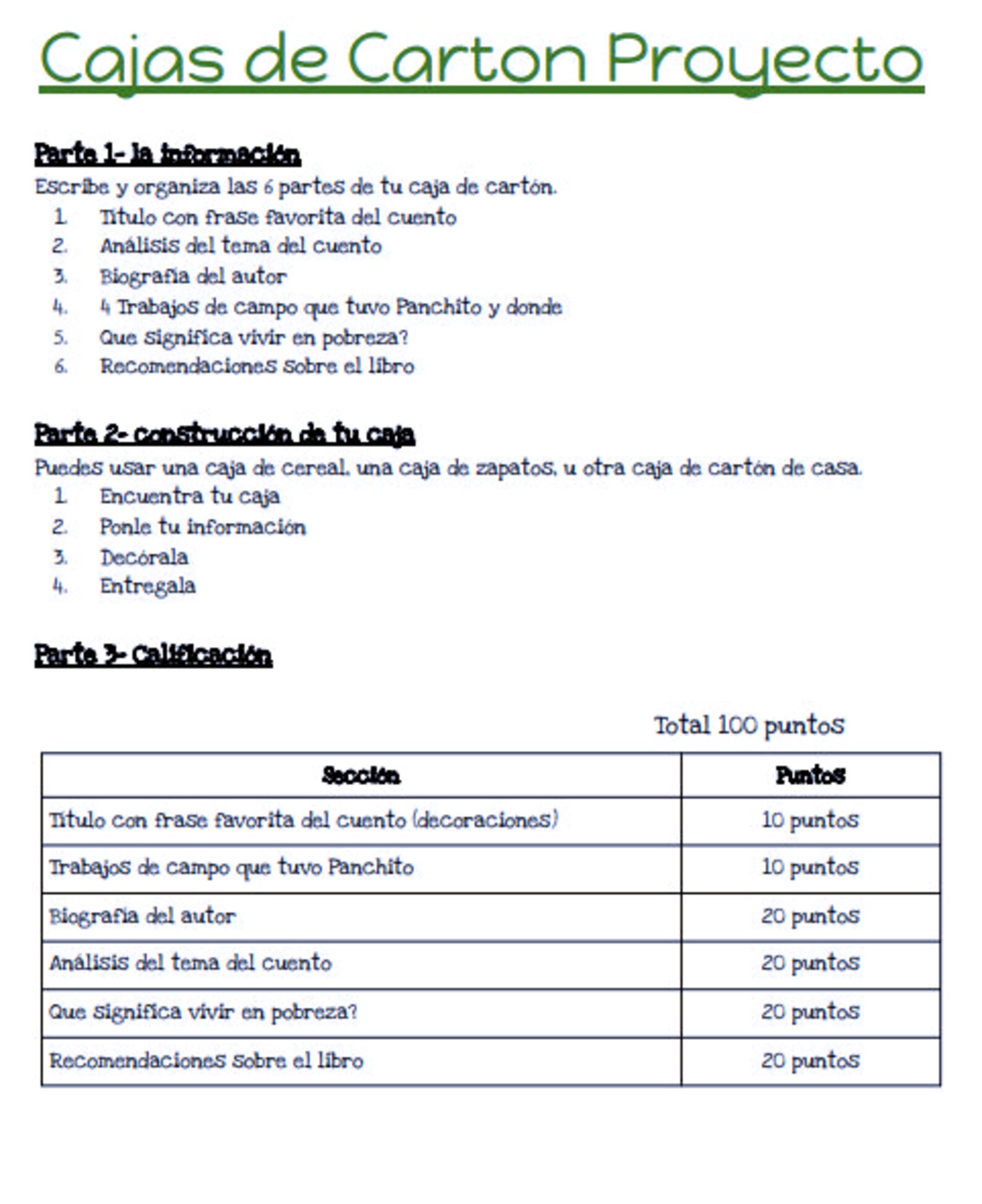 The Circuit- Cajas De Carton Comprehension Sheets SPANISH - Etsy