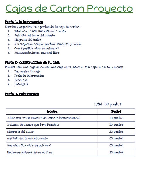 The Circuit Cajas De Carton Comprehension Sheets SPANISH - Etsy