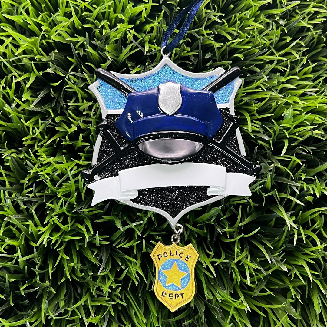 Police Man / Police Woman / Police Department / Personalized Christmas ...