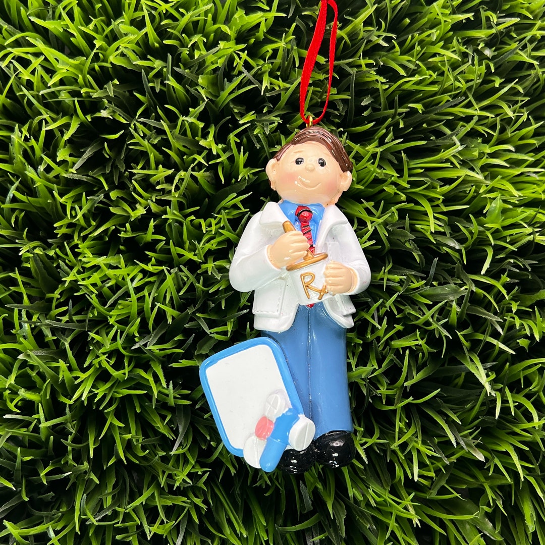 Pharmacist / Personalized Christmas Ornament / Hand Personalized - Etsy