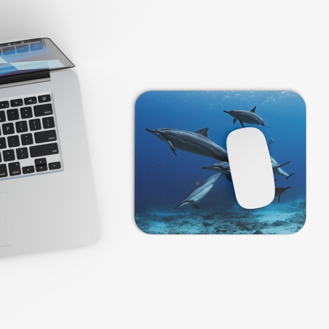 Dolphin Print Mouse Pad (rectangle) - Etsy