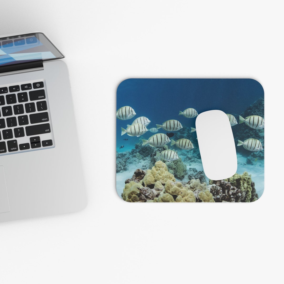 Tropical Fish Print Mouse Pad (rectangle) - Etsy