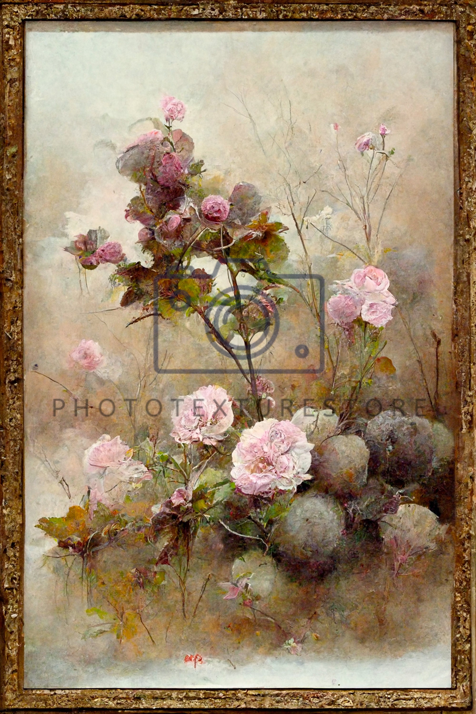 Fine Art Textures, Floral Overlay, Photoshop Overlays, Floral Layer ...
