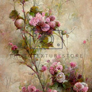 Fine Art Textures, Floral Overlay, Photoshop Overlays, Floral Layer ...