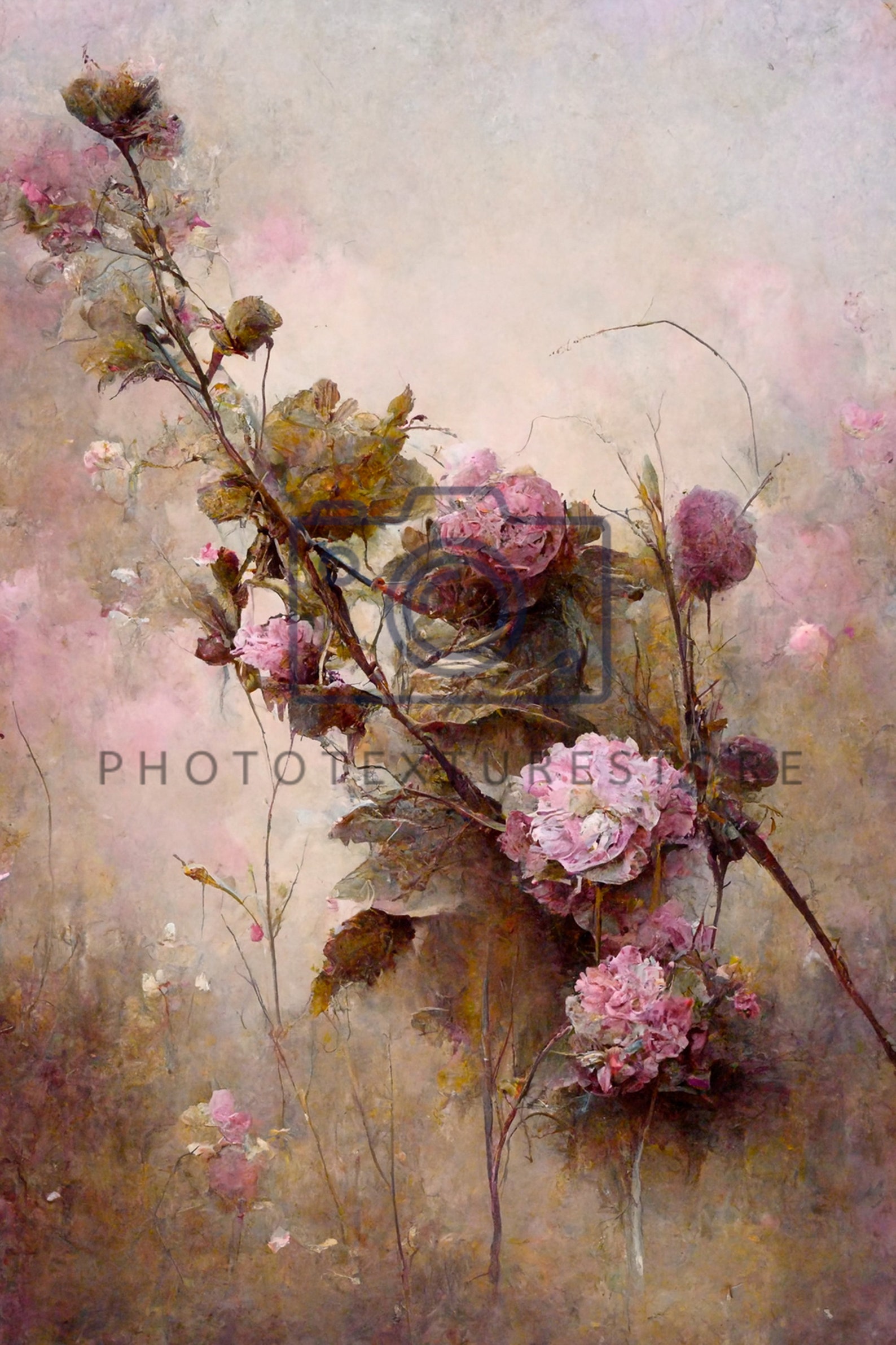 Fine Art Textures Floral Overlay Photoshop Overlays Floral - Etsy