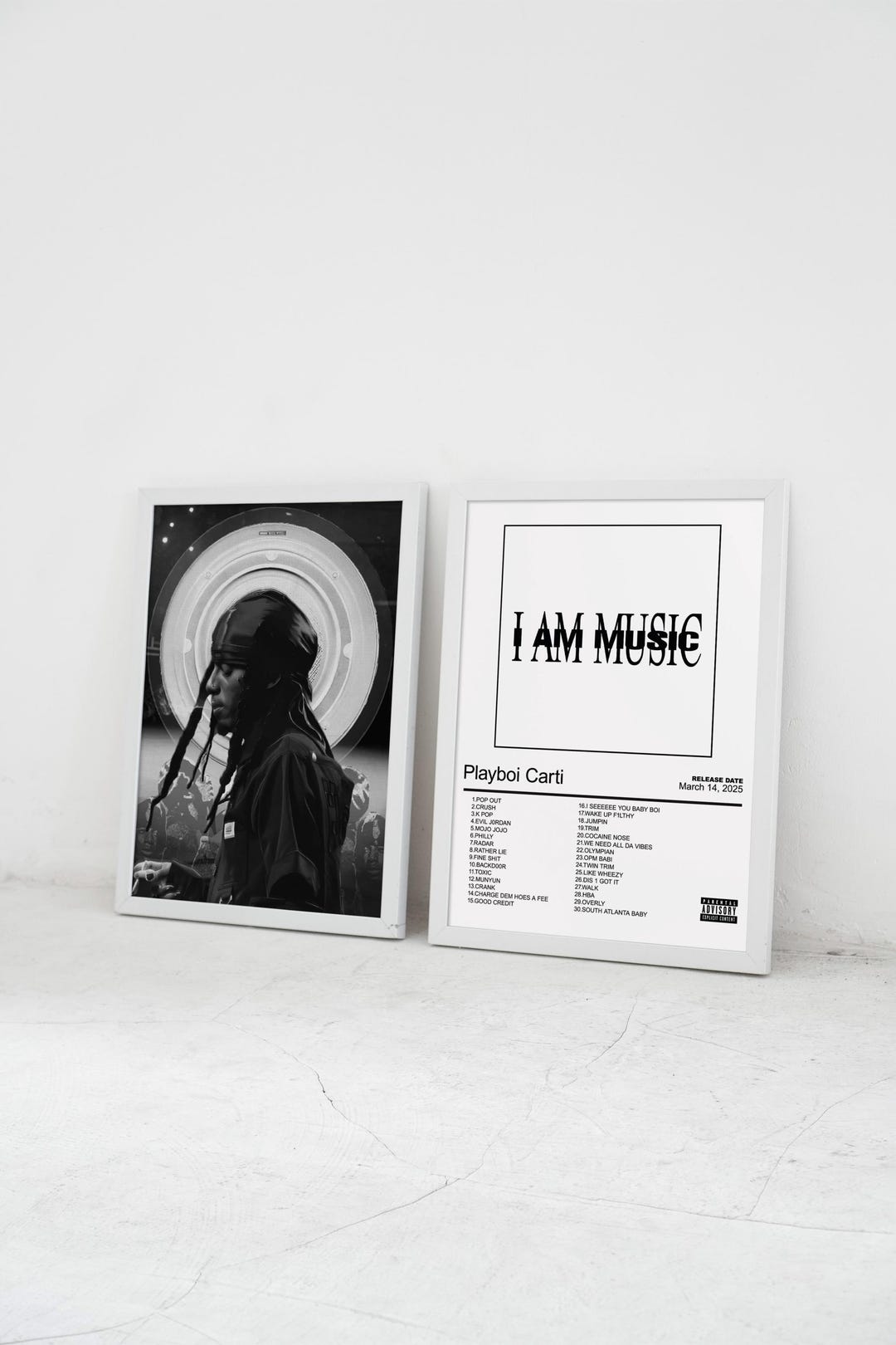 Playboi Carti Set of 2 Posters – I Am Music Poster – Playboi Carti Wall ...