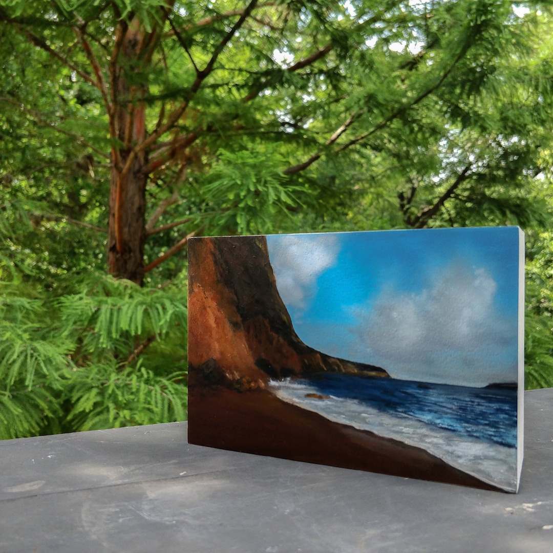 Seascape Painting Original Art, Realism Painting, Beach Painting, Ocean ...