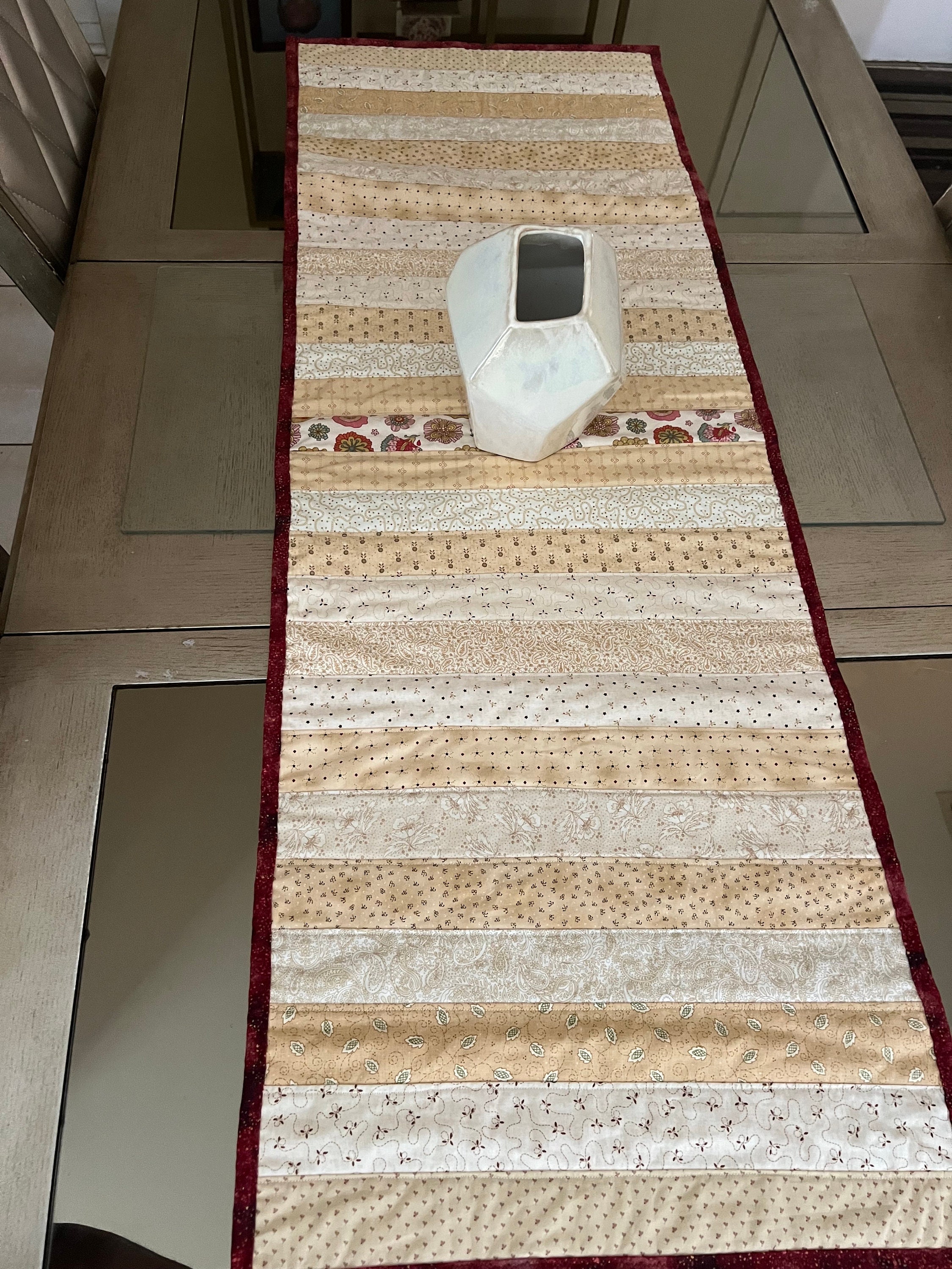 Reversible Handmade Table Runner - Etsy