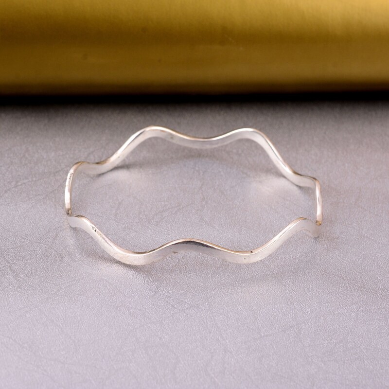 Zig Zag Ring - Etsy