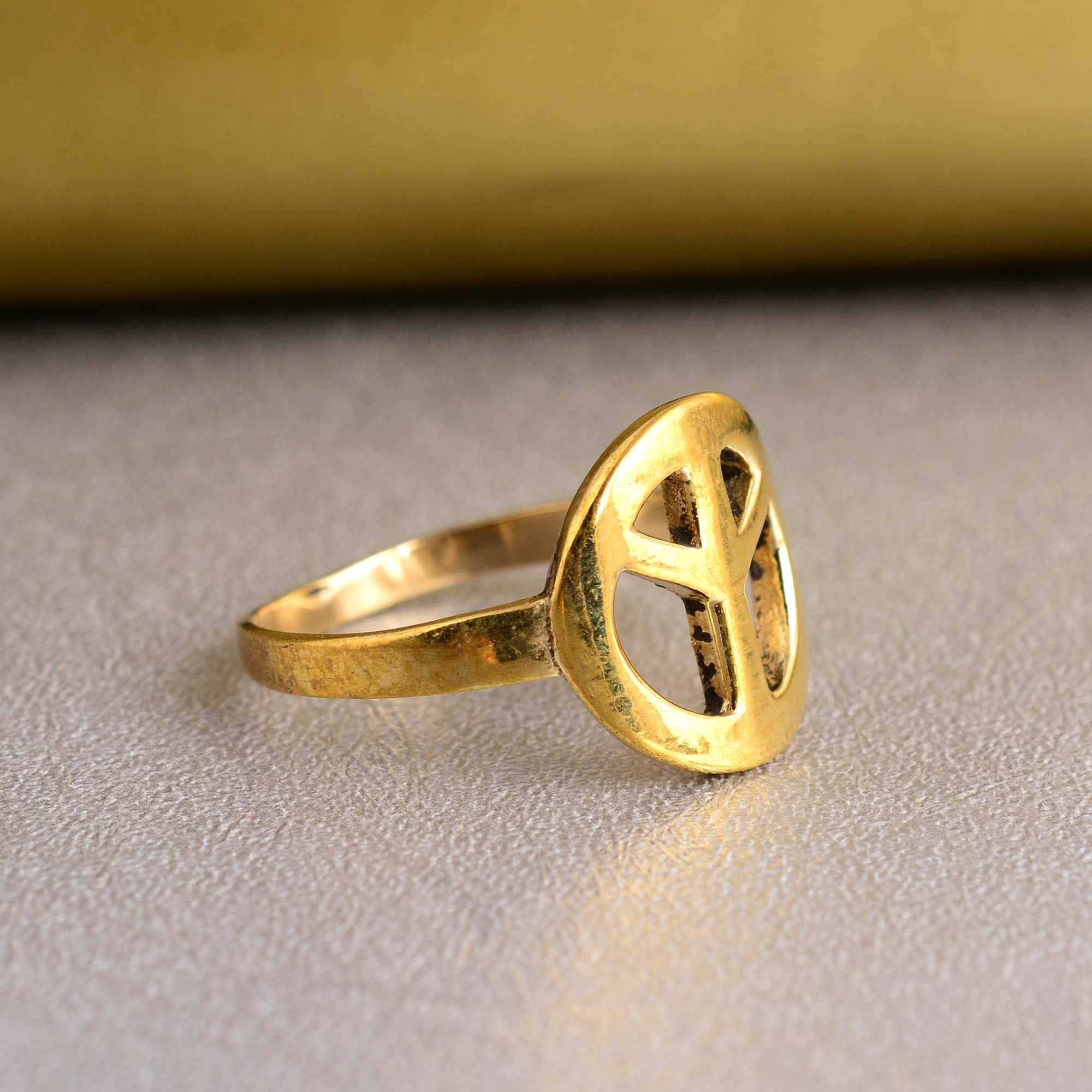 Peace Symbol Ring Peace Sign Jewelry Symbol Ring SYMBOL - Etsy