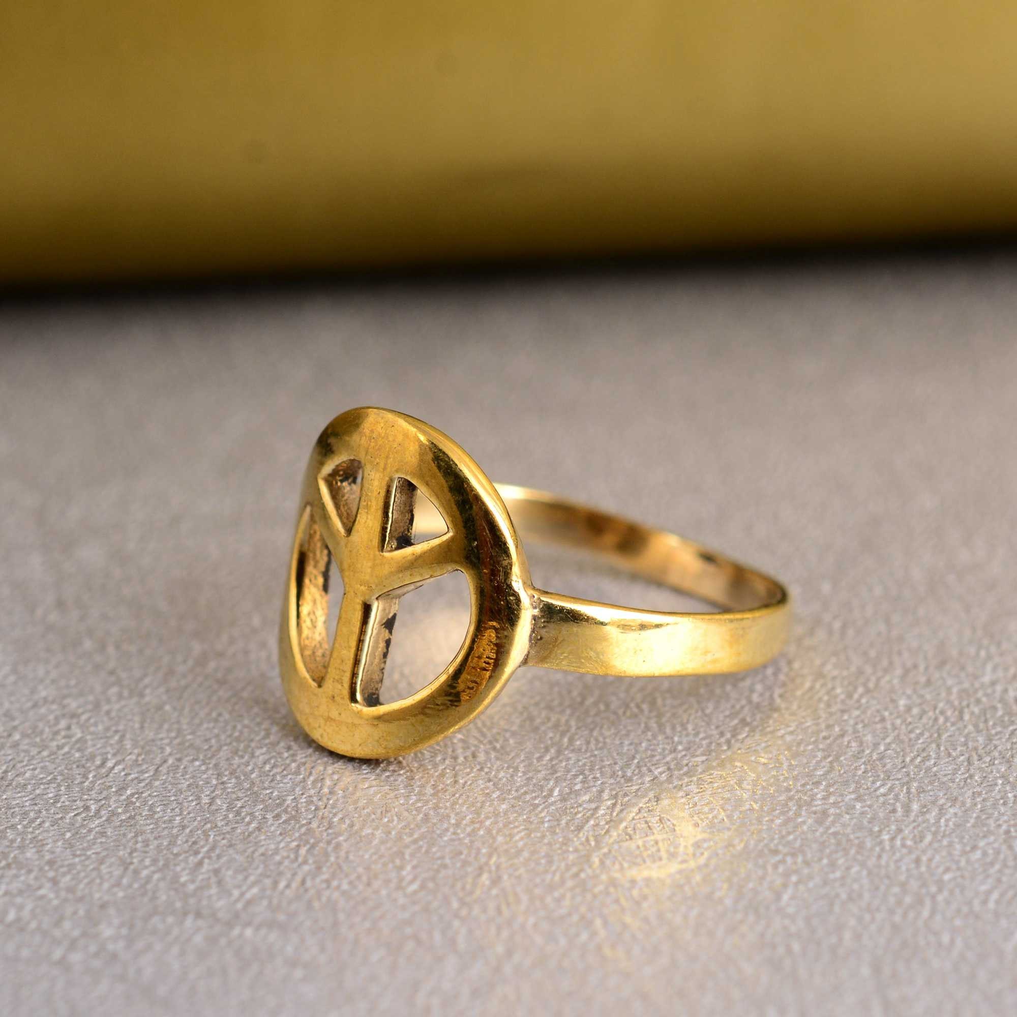 Peace Symbol Ring Peace Sign Jewelry Symbol Ring SYMBOL - Etsy
