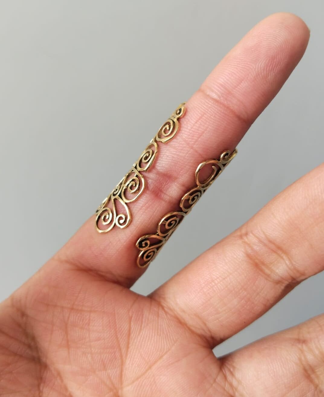 Sterling Silver Full Finger Splint Ring: Arthritis EDS Support - Etsy