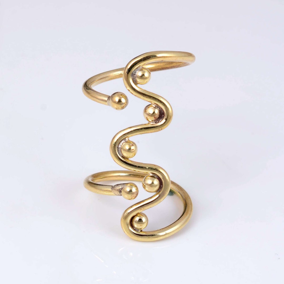 Arthritis Finger Splint for Both Joints Ring Adjustable Brass - Etsy