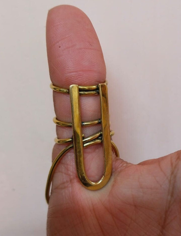 Arthritis Ring, MCP Splint Knuckle Ring, Brass Ring for Women, Simple ...