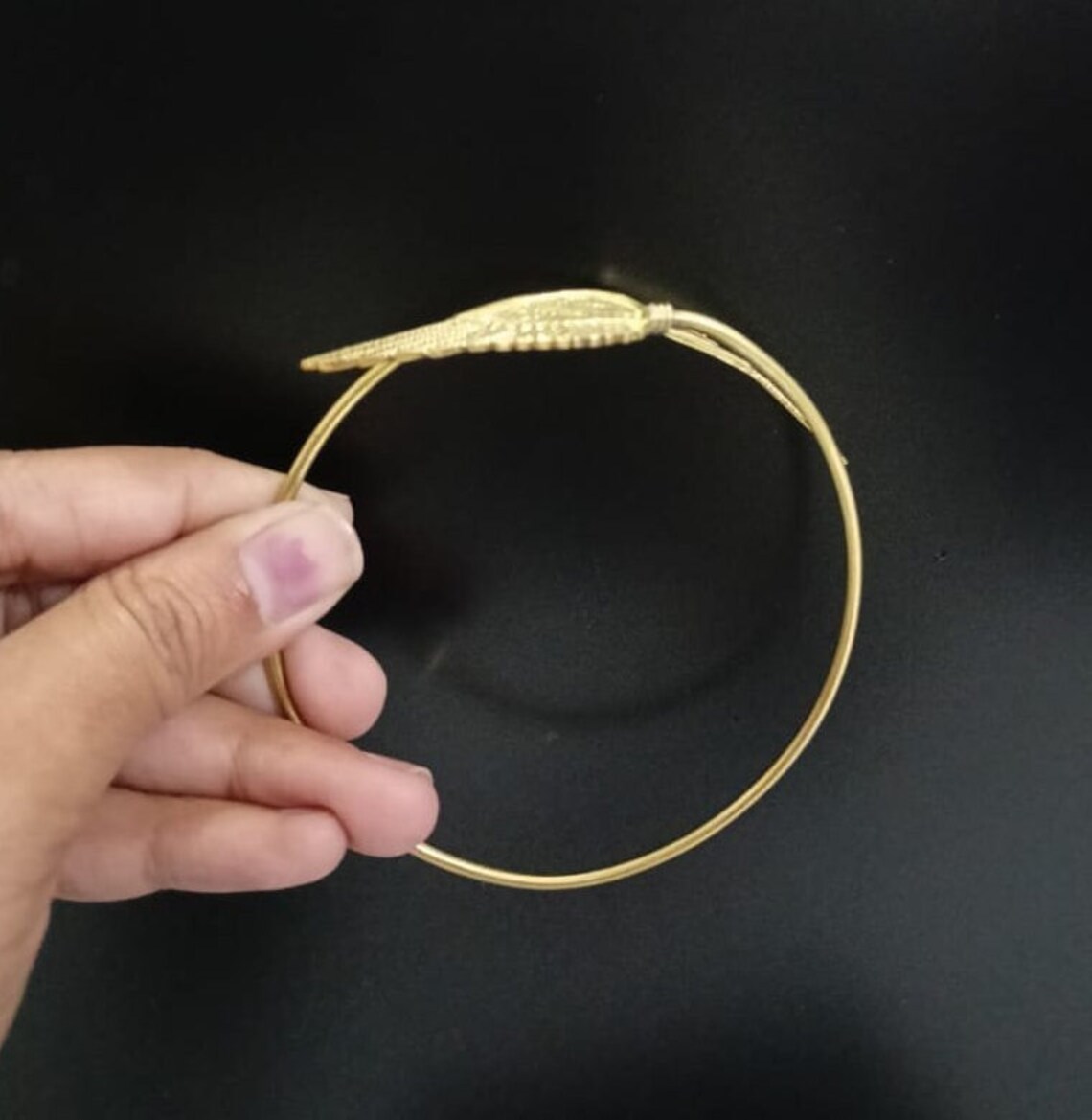 Gold Wing Arm Band, Arm Cuff, Upper Arm Band, Arm Cuff, Minimalist ...