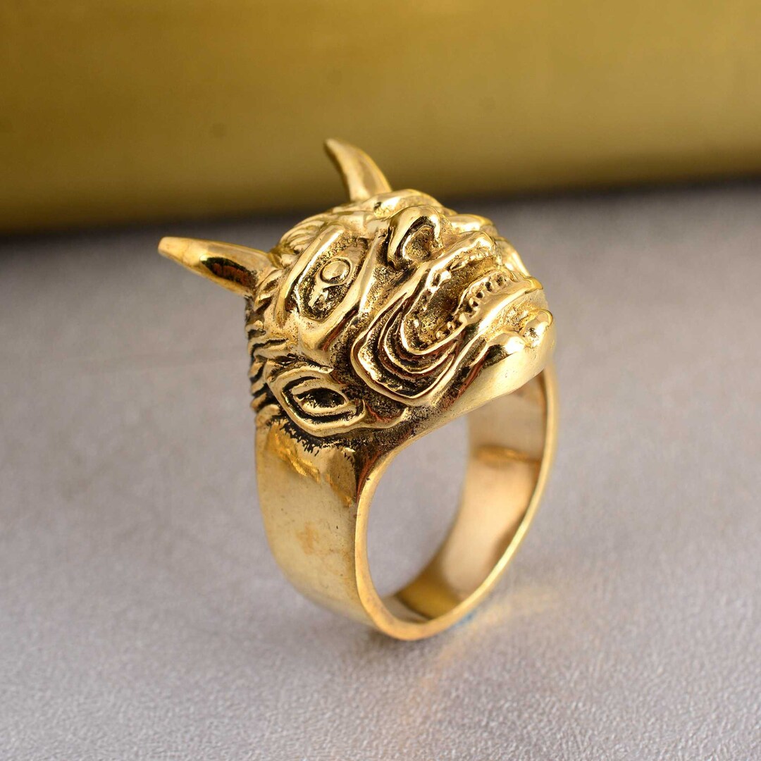 Monster Ring Devil Ring Demon Ring Horn Ring Pirate Skull - Etsy