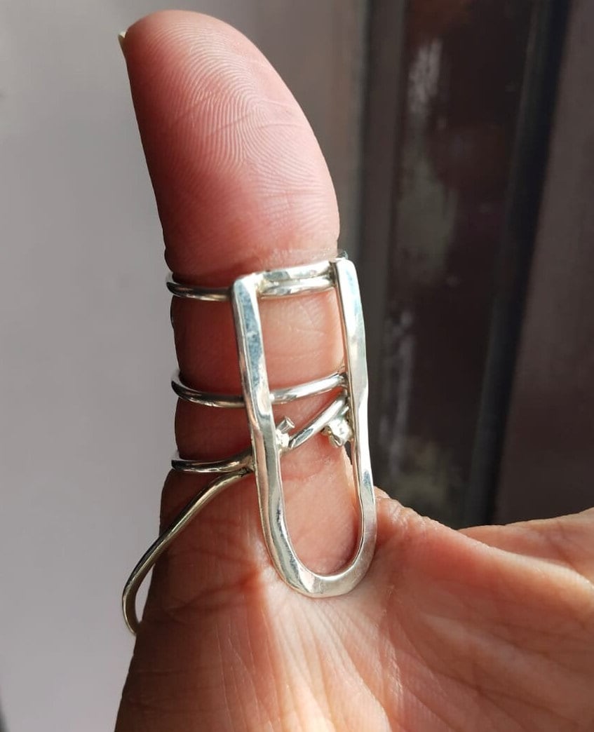 Arthritis Ring, MCP Splint Knuckle Ring, Brass Ring for Women, Simple ...