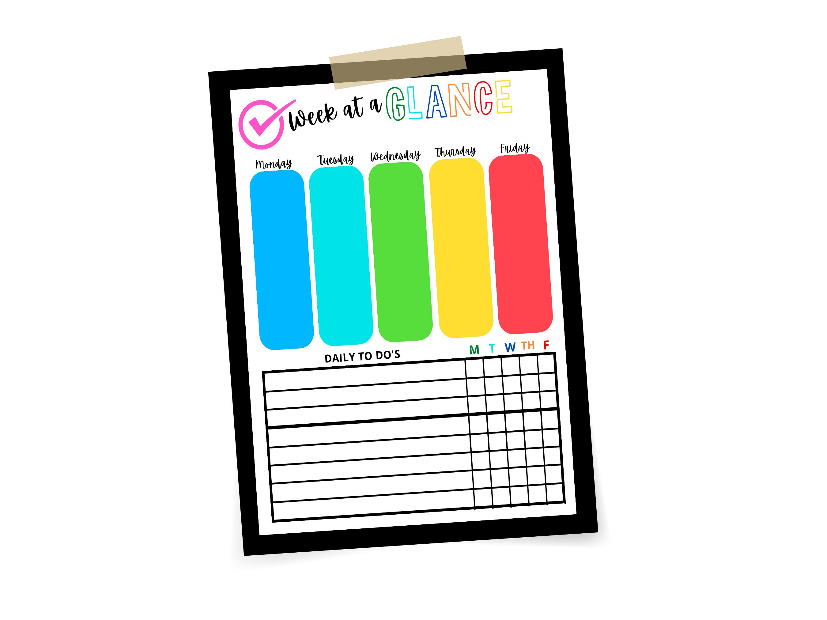 Daily Checklist for Kids and Toddlers Interactive Editable Before and ...